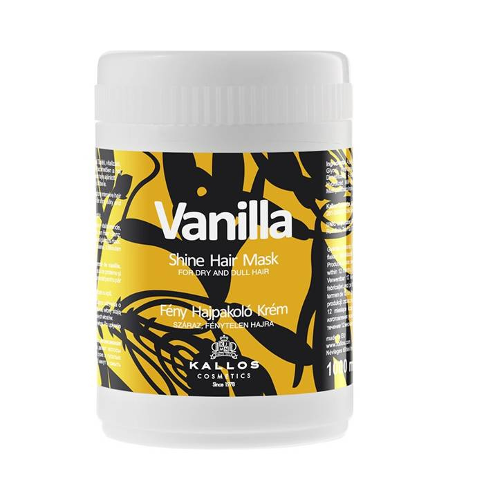 Vanilla Shine Hair Mask nabłyszczająca maska do włosów suchych i ...