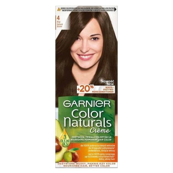 Color Naturals Creme krem koloryzujący do włosów 4 Brąz | puderikrem.pl