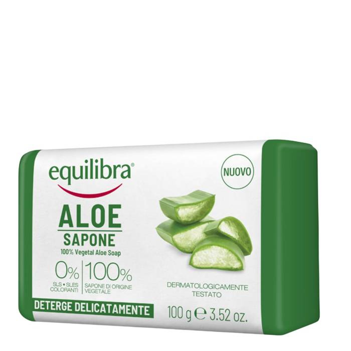 Aloe 100% Vegetal Soap aloesowe mydło 100g | puderikrem.pl