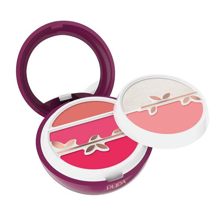 PUPA Milano Paleta do makijażu PUPA OWL 1 002 Pink Shades | puderikrem.pl