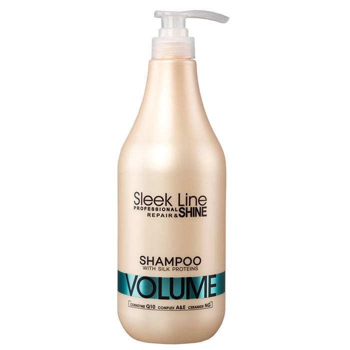 Sleek Line Repair Volume Shampoo szampon do włosów z jedwabiem ...