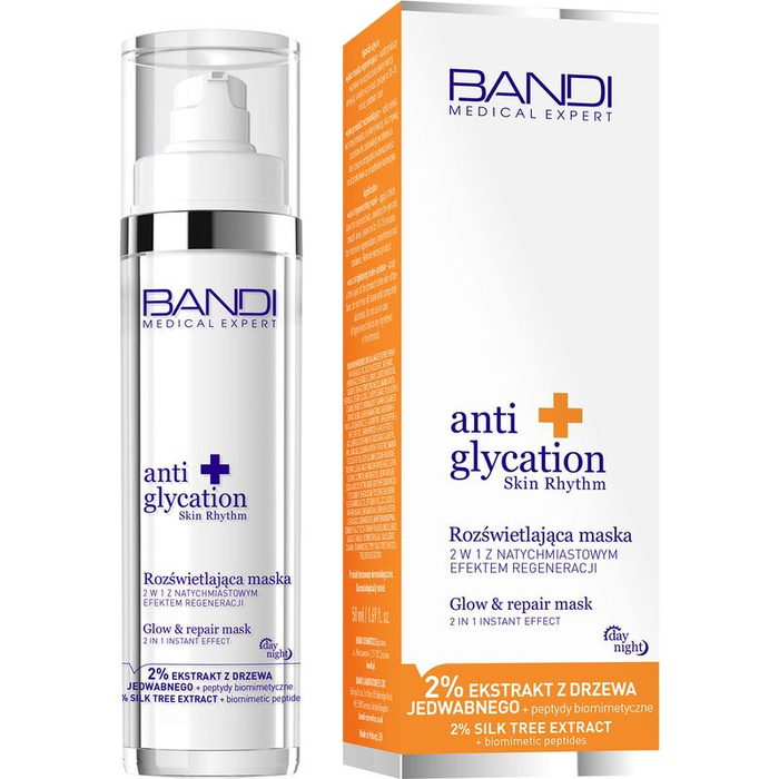 Bandi Anti Glycation Skin Rhythm - Rozświetlająca maska 2w1, 50 ml ...