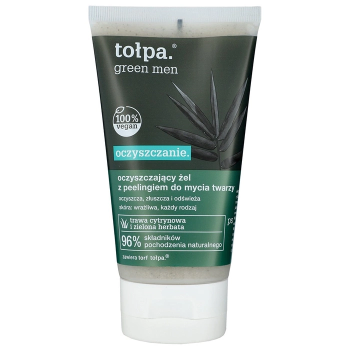 Tołpa Green Men Oczyszczający żel z peelingiem do mycia twarzy 150 ml ...